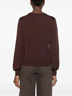 Maison Kitsuné Baby Fox Wool Crewneck Jumper