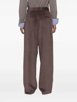 WHITE SAND Wide-leg Trousers