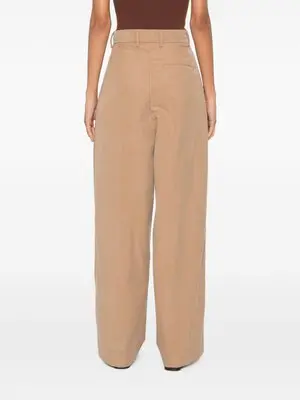 WHITE SAND Wide-leg Trousers