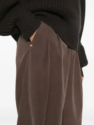 WHITE SAND Wide-leg Trousers
