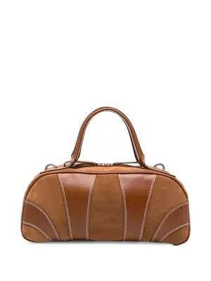 Dries Van Noten Leather Tote Bag - Brown