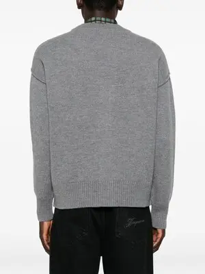 AMI Paris De Coeur Wool Cardigan