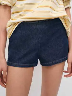 REFORMATION June 2 In Low Rise Denim Short