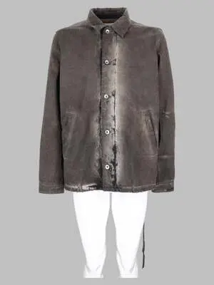 Rick Owens Cotton Sports Jacket - Grey