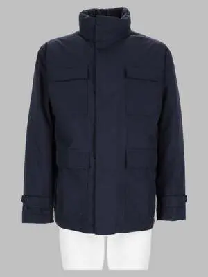 Herno 100% Polyester Sports Jacket - Blue