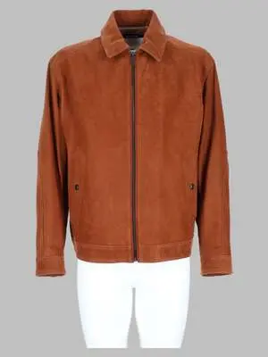 BOSS Cowhide Leather Sports Jacket