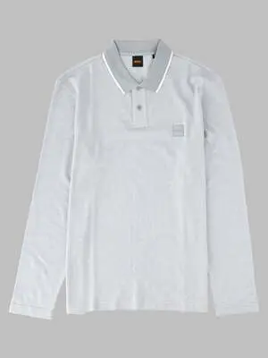 BOSS 100% Cotton Polo Shirt - Grey