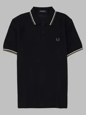 Fred Perry 100% Cotton Polo Shirt - Black