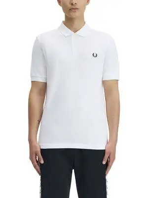 Fred Perry 100% Cotton Polo Shirt - White
