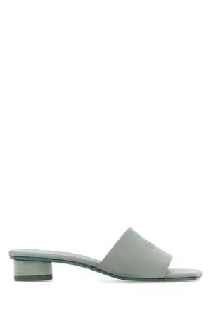 MAISON MARGIELA Satin Anatomic Numeric Flat Sandals