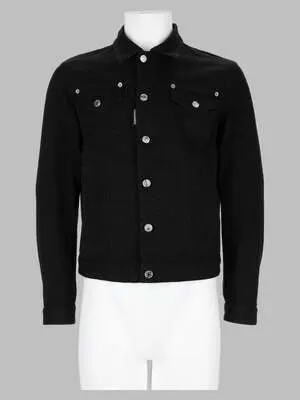 Dsquared2 Cotton-blend Stretch Jacket - Black