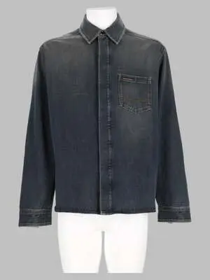 GOLDEN GOOSE 100% Cotton Jacket Made In Italy - Blue