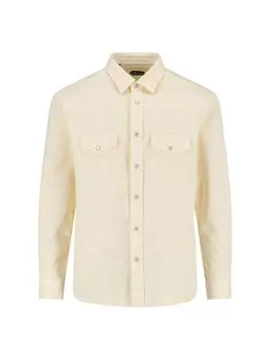 TOM FORD Long Sleeve Western Shirt - Cream