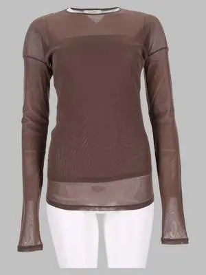 LEMAIRE Polyamide Top - Brown