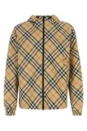 Burberry Embroidered Reversible Polyester Jacket - Checked