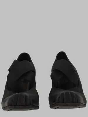 UMA WANG Calf Leather Flats - Black