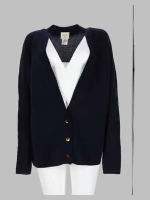 ALYSI ALYSI Merino Wool And Cashmere Sweater Blue