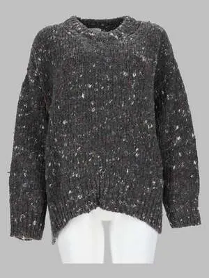 ALYSI Merino Wool & Silk Viscose Sweater