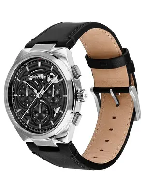 Calvin Klein Skeleton Dial Chronograph Watch