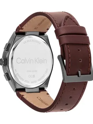 Calvin Klein Skeleton Dial Chronograph Watch