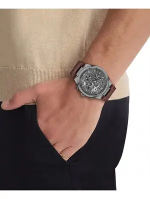 Calvin Klein Skeleton Dial Chronograph Watch