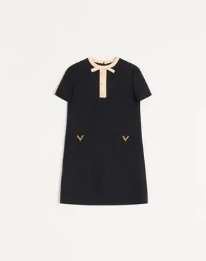 Valentino Garavani Crepe Couture Short Dress