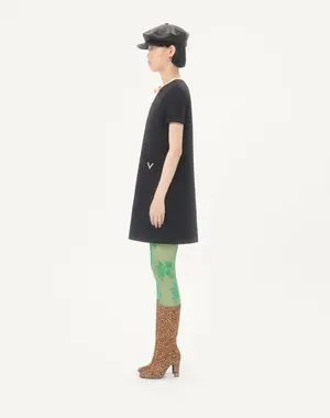 Valentino Garavani Crepe Couture Short Dress