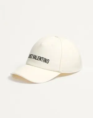 Valentino Garavani Chez Cotton Baseball Cap With Embroidery