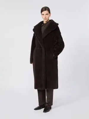 Max Mara Teddy Bear Icon Coat In Alpaca And Wool