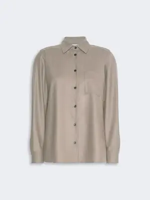 Max Mara Cashmere Foulé Shirt