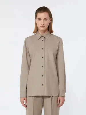 Max Mara Cashmere Foulé Shirt