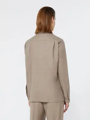 Max Mara Cashmere Foulé Shirt