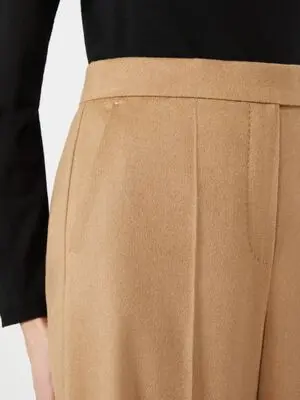 Max Mara Wide Sable-look Trousers