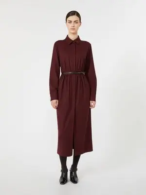 Max Mara Wool Flannel Shirt Dress