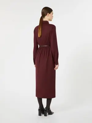Max Mara Wool Flannel Shirt Dress