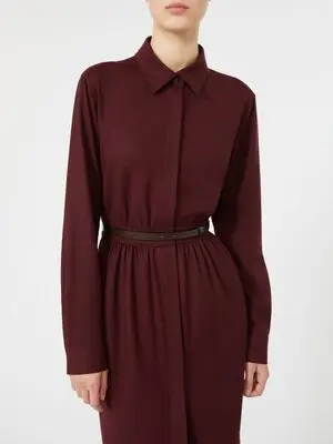 Max Mara Wool Flannel Shirt Dress