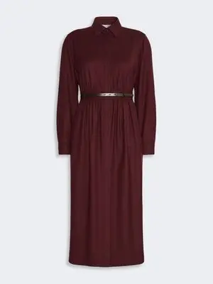 Max Mara Wool Flannel Shirt Dress