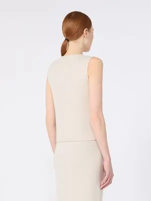 Max Mara Wool And Cashmere Sleeveless Sweater