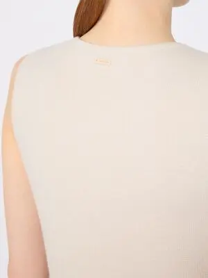 Max Mara Wool And Cashmere Sleeveless Sweater