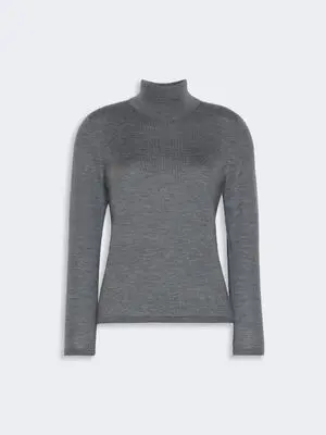 Max Mara Cashmere Yarn Polo-neck Sweater