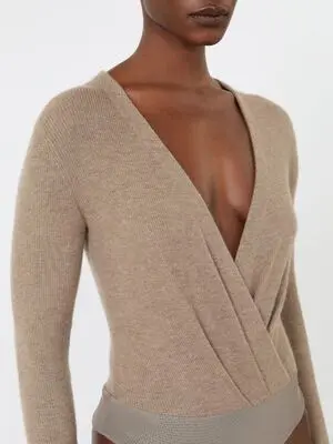 Max Mara Cashmere Rib-knit Bodysuit