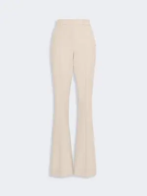 Max Mara Flared Stretch Wool Trousers