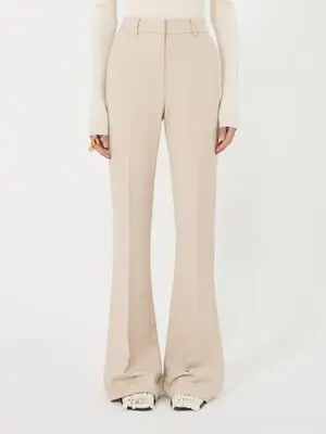Max Mara Flared Stretch Wool Trousers