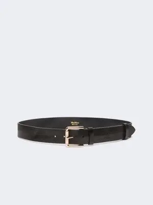Max Mara Leather Belt - Black