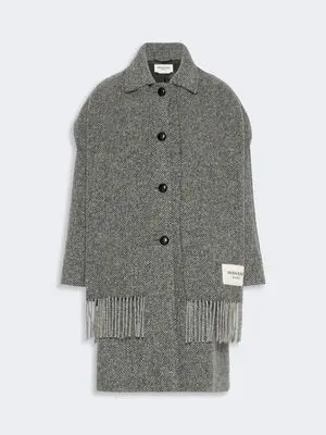Max Mara Wool-blend Tweed Coat