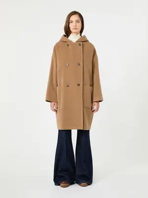Max Mara Wool And Alpaca Beaver Cloth Coat