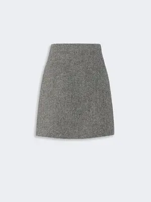Max Mara Wool Blend Short Skirt