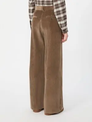 Max Mara Cotton Velvet Trousers