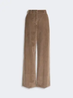 Max Mara Cotton Velvet Trousers