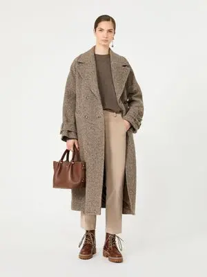 Max Mara Cotton Velvet Cropped Trousers - Sand